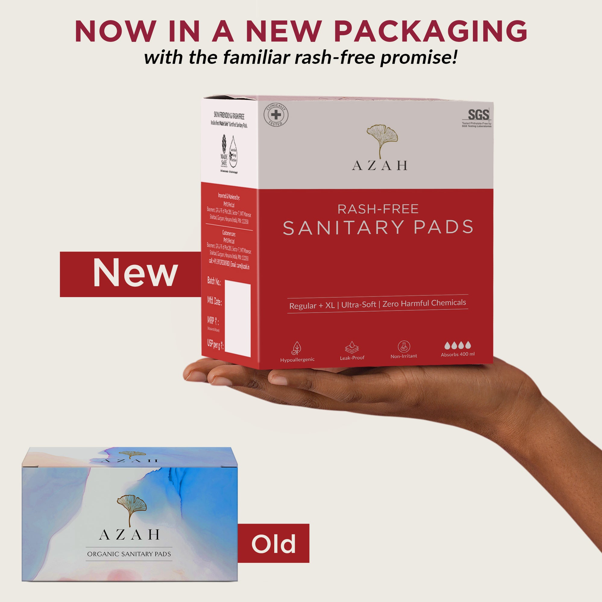 Sanitary Pads Online India | Rash-Free Napkins | Azah