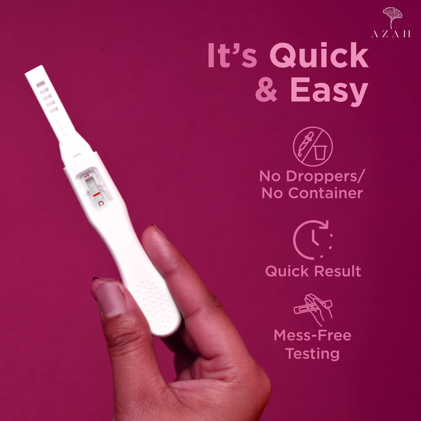 Pregnancy Test Kit for AZAH | 99% Accurate Kit Pack of 1 | Pregnancy T ...