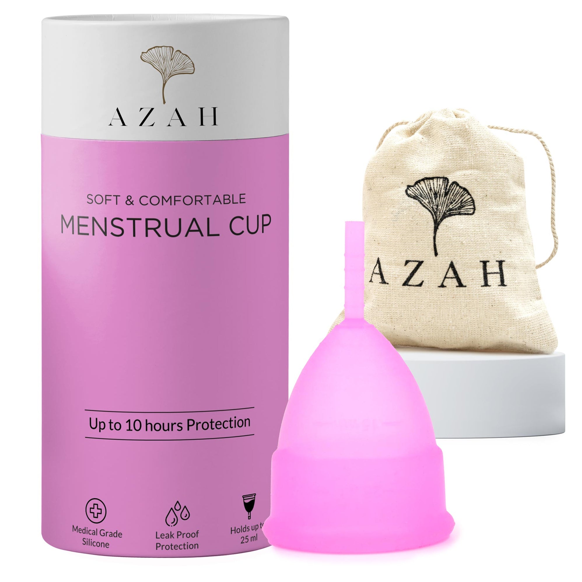 Reusable Menstrual Cup For Women | Pack of 1 | Stem Design — Azah