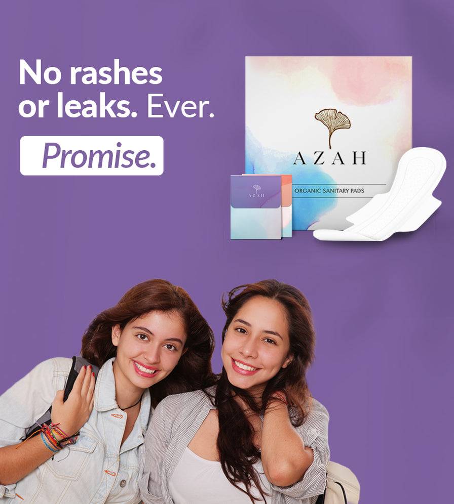 Organic Sanitary Pads | XXXL Night Pads | Maternity Pads | Azah.in