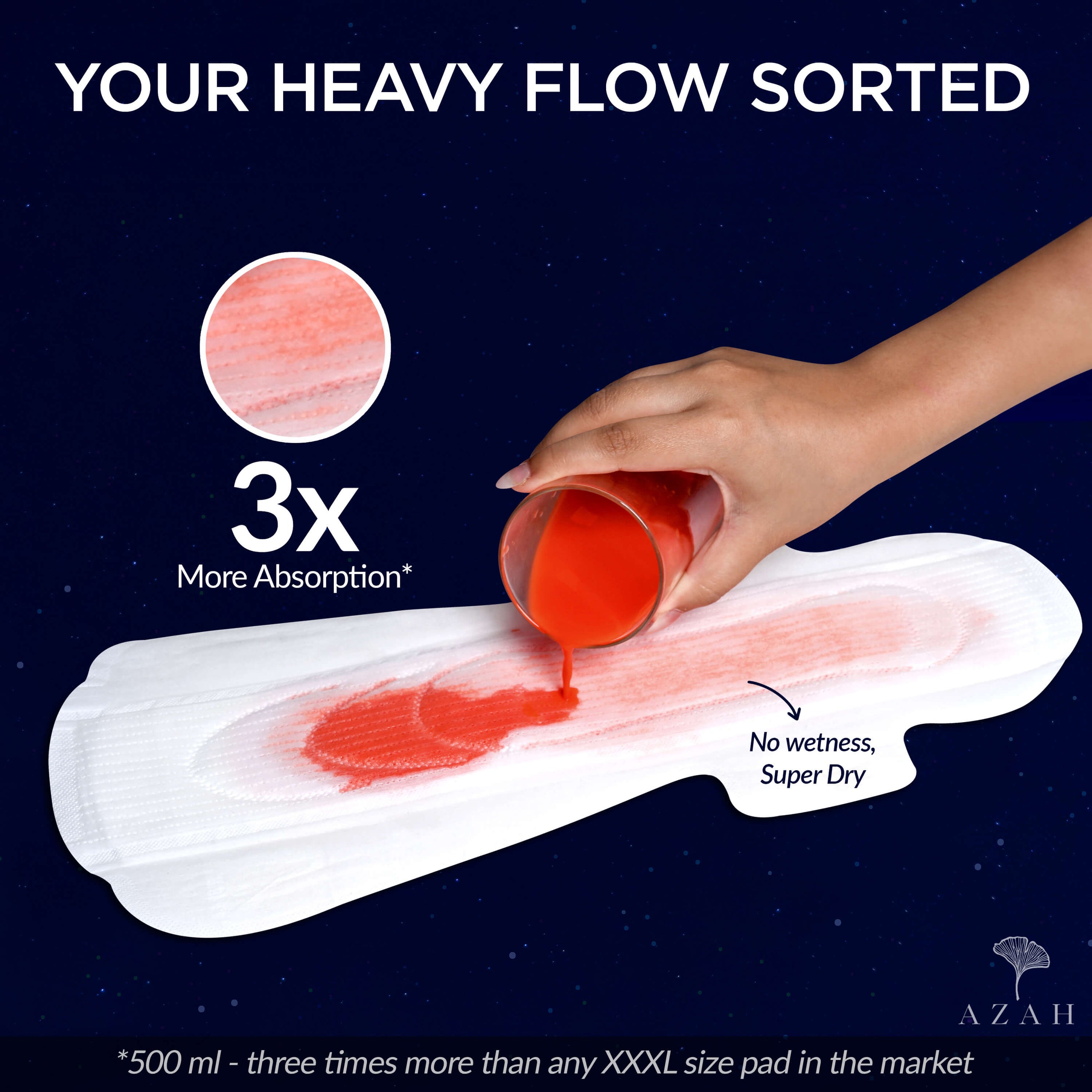 XXXL Pads For Ultra-Absorbent By Azah